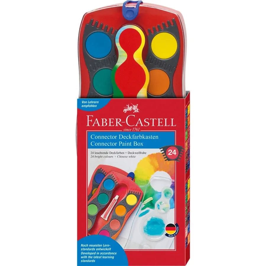 Faber-Castell Tire Colors Connector 24 Colors Red